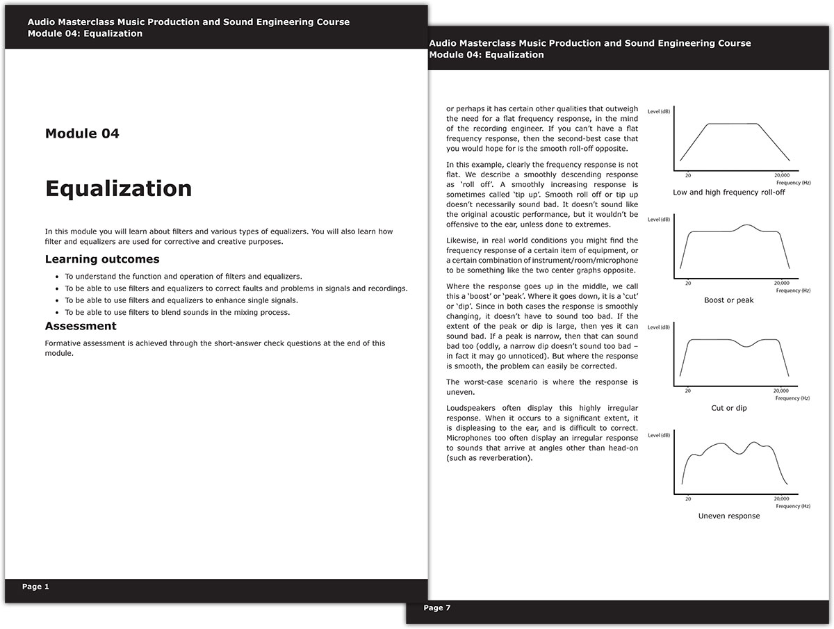 The Audio Masterclass Music Production and Sound Engineering Course